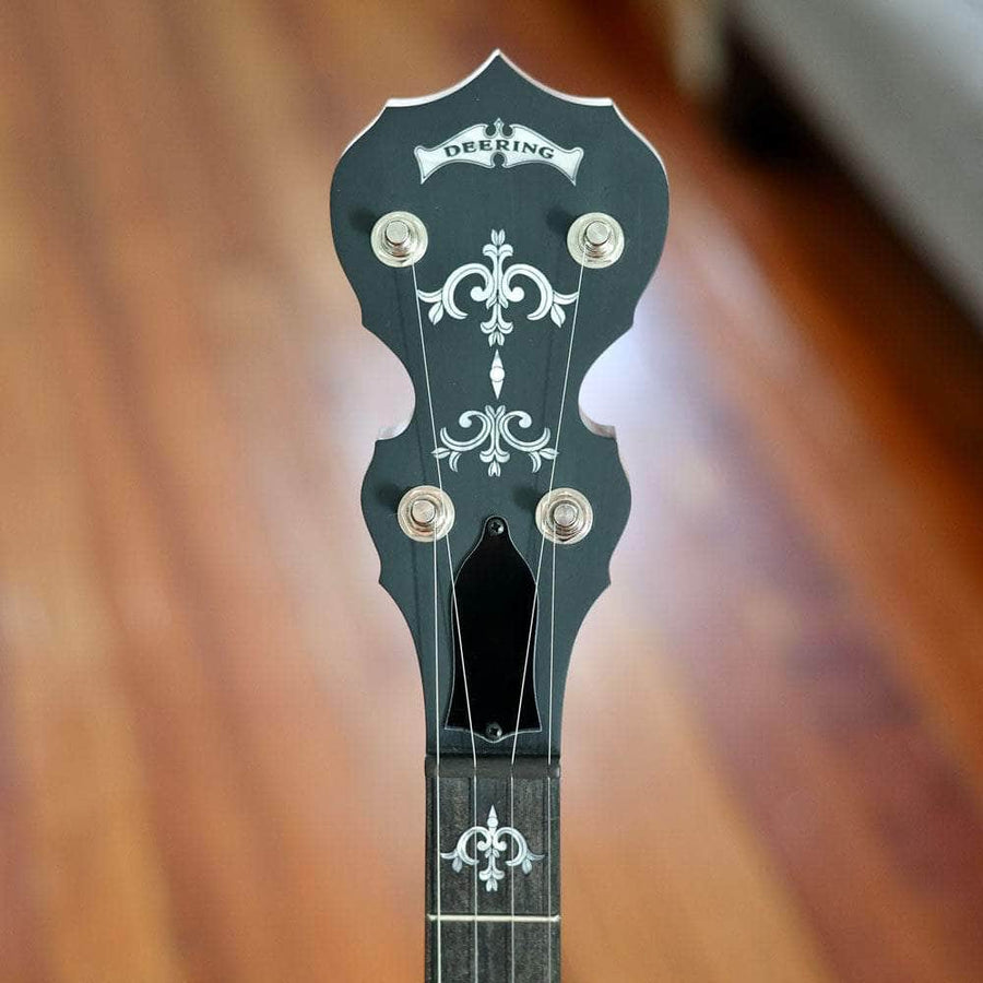 Custom Deering Sierra Maple 5-String Banjo - Linseed Oil Finish and Ho ...