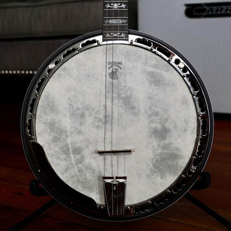 Deering Sierra 19-Fret Tenor Banjo with Fiberskyn Head – Banjo Studio