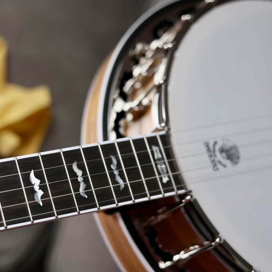 Deering White Lotus 5-String Banjo - Made of White Oak – Banjo Studio