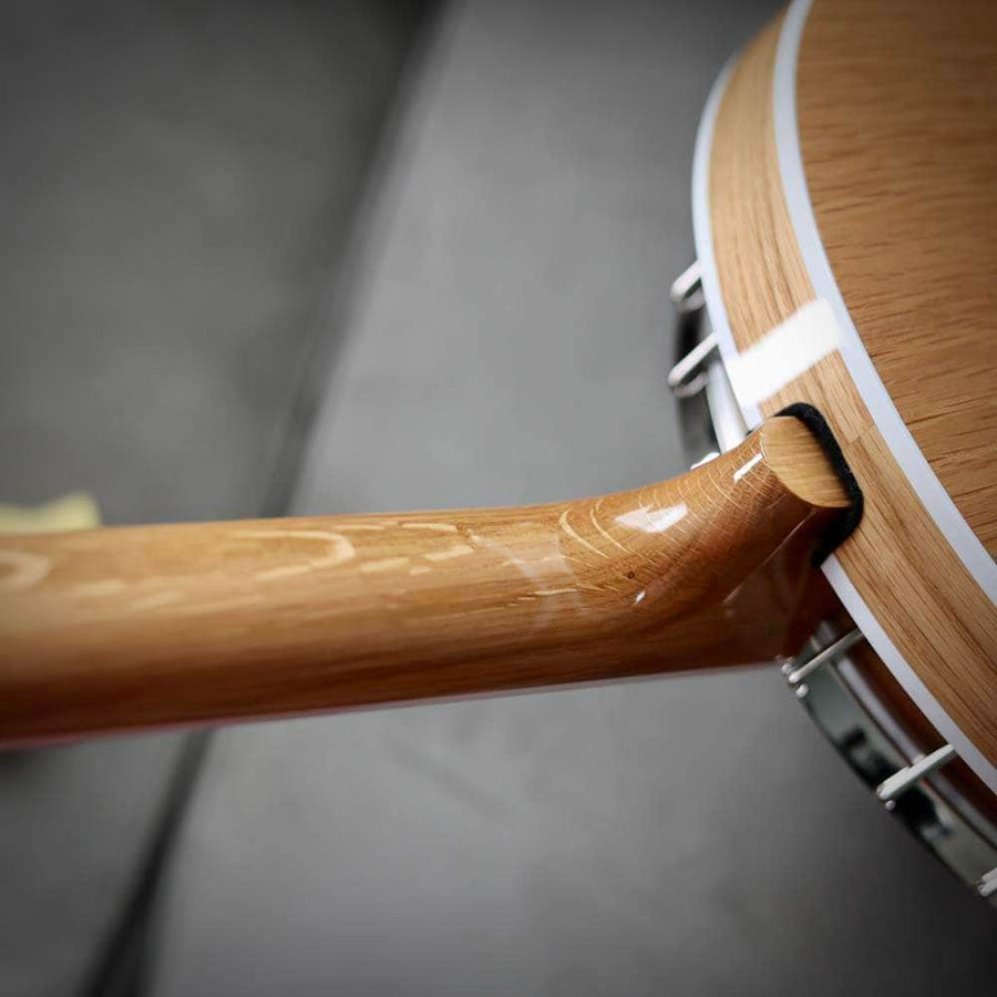 Deering White Lotus 5-String Banjo - Lightweight Bluegrass Banjo ...