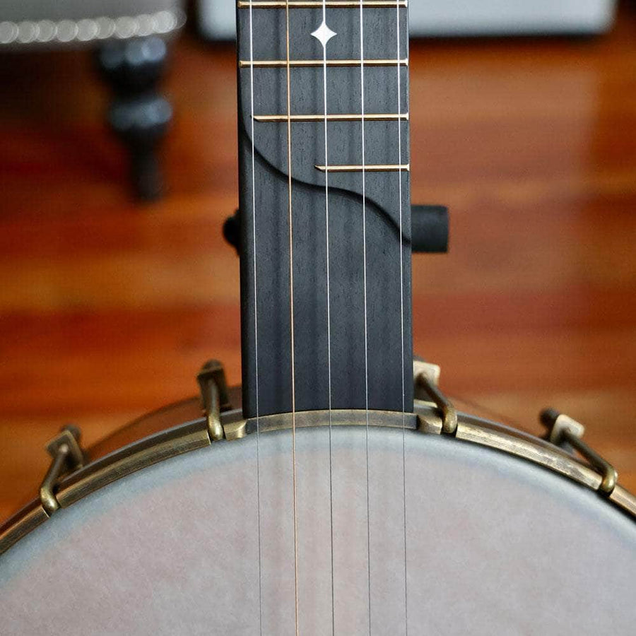 Rickard 12" Cherry Little Wonder Banjo with Antiqued Brass Hardware ...