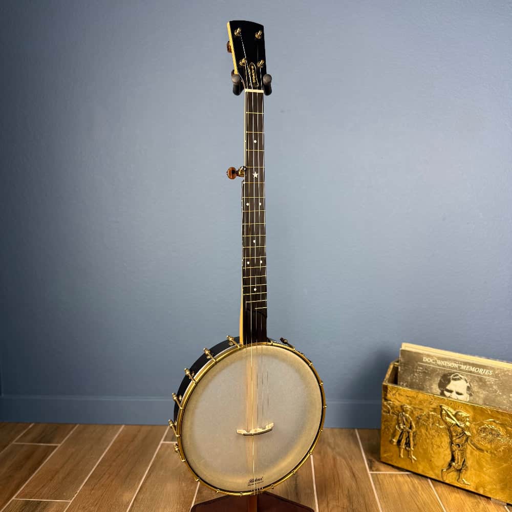 Rickard Maple Ridge 12" Banjo with Antiqued Brass Hardware – Banjo Studio
