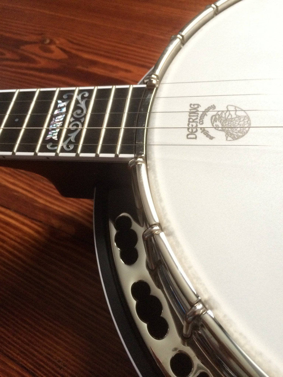 Deering 24 Fret John Hartford Banjo with -06- Bell Bronze Tone Ring ...