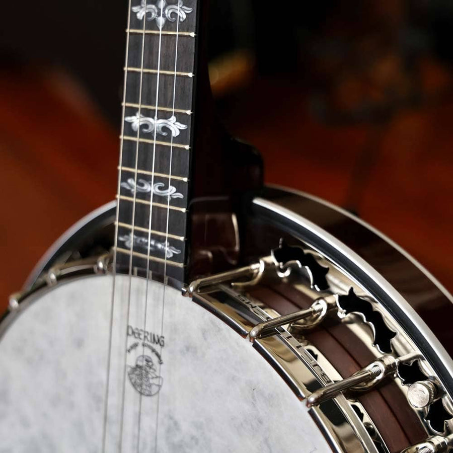 Deering Eagle II 19-Fret Tenor Banjo with Fiberskyn Head – Banjo Studio