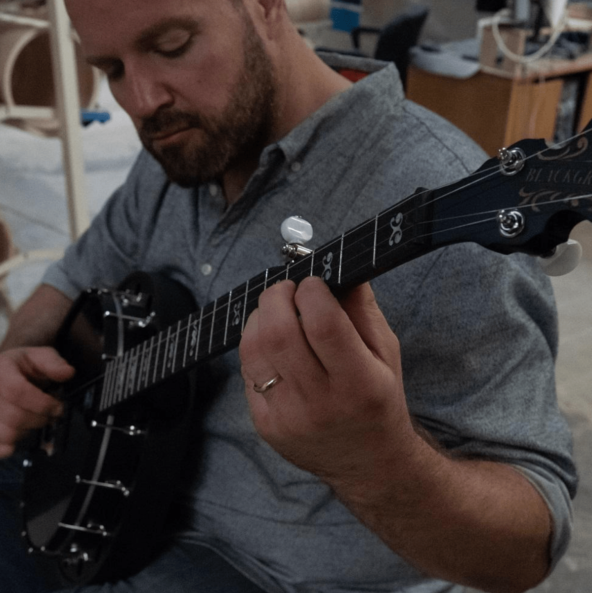 Deering Goodtime Blackgrass Banjo – Banjo Studio