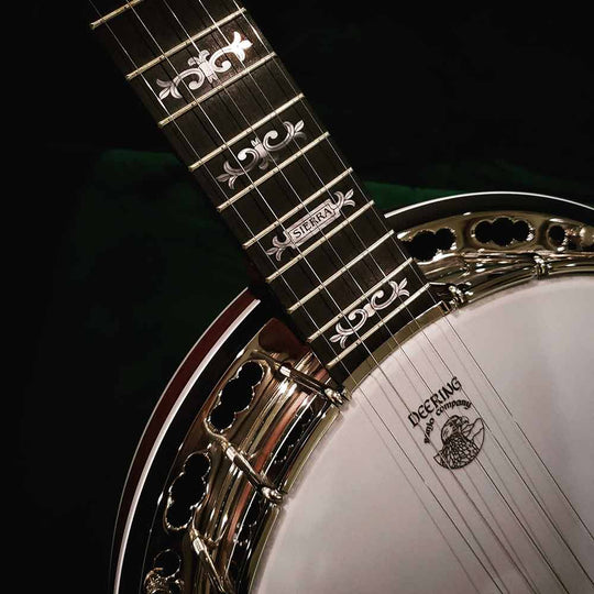 Rickard Dobson 12" 5 String Banjo with Goat Skin Head – Banjo Studio