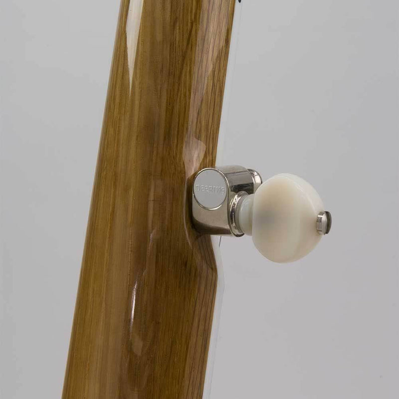 Deering White Lotus 5-String Banjo - Made of White Oak - Banjo Studio